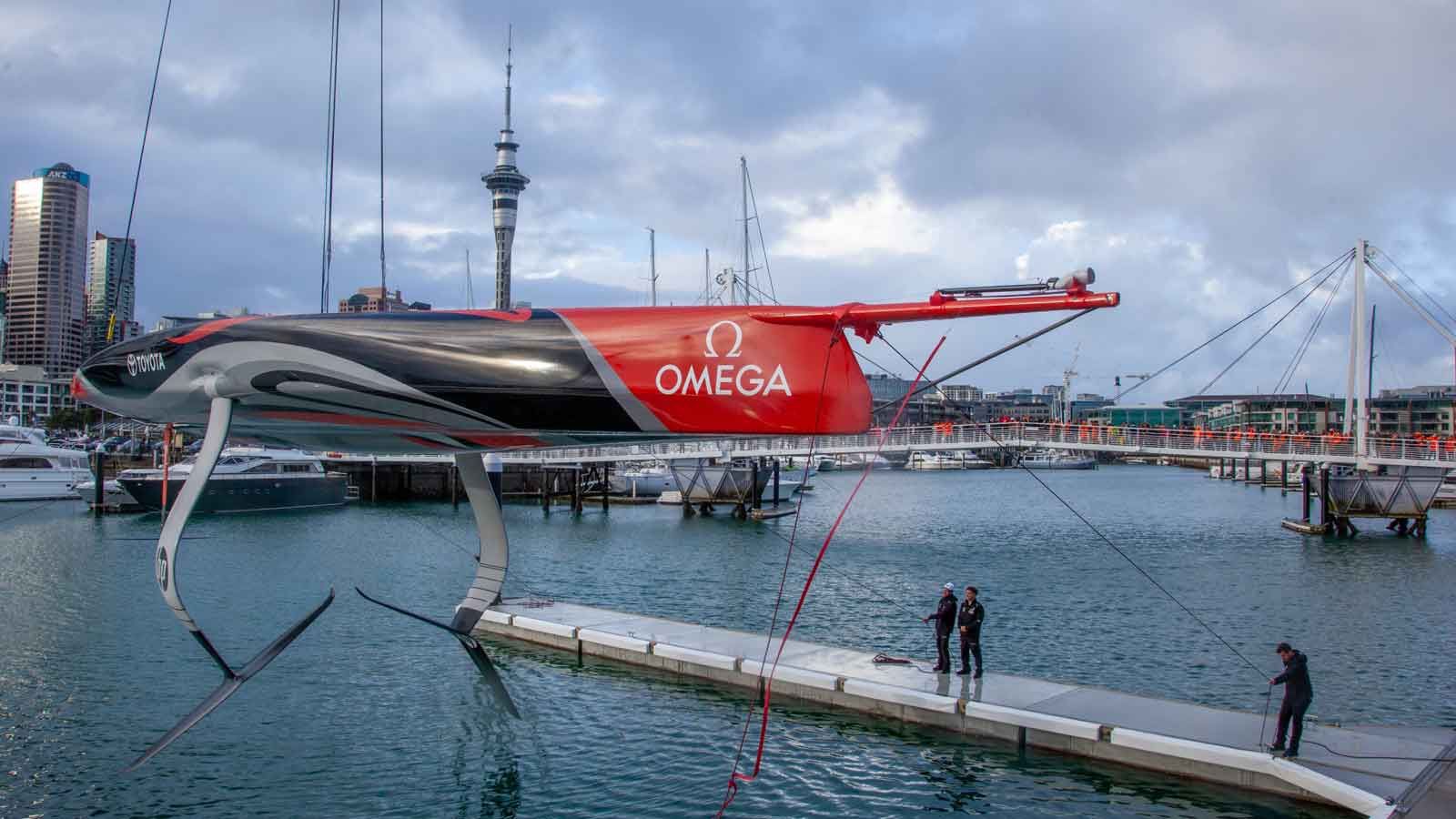 Emirates Team New Zealand Launches America's Cup Racing Boat AC75 Te ...